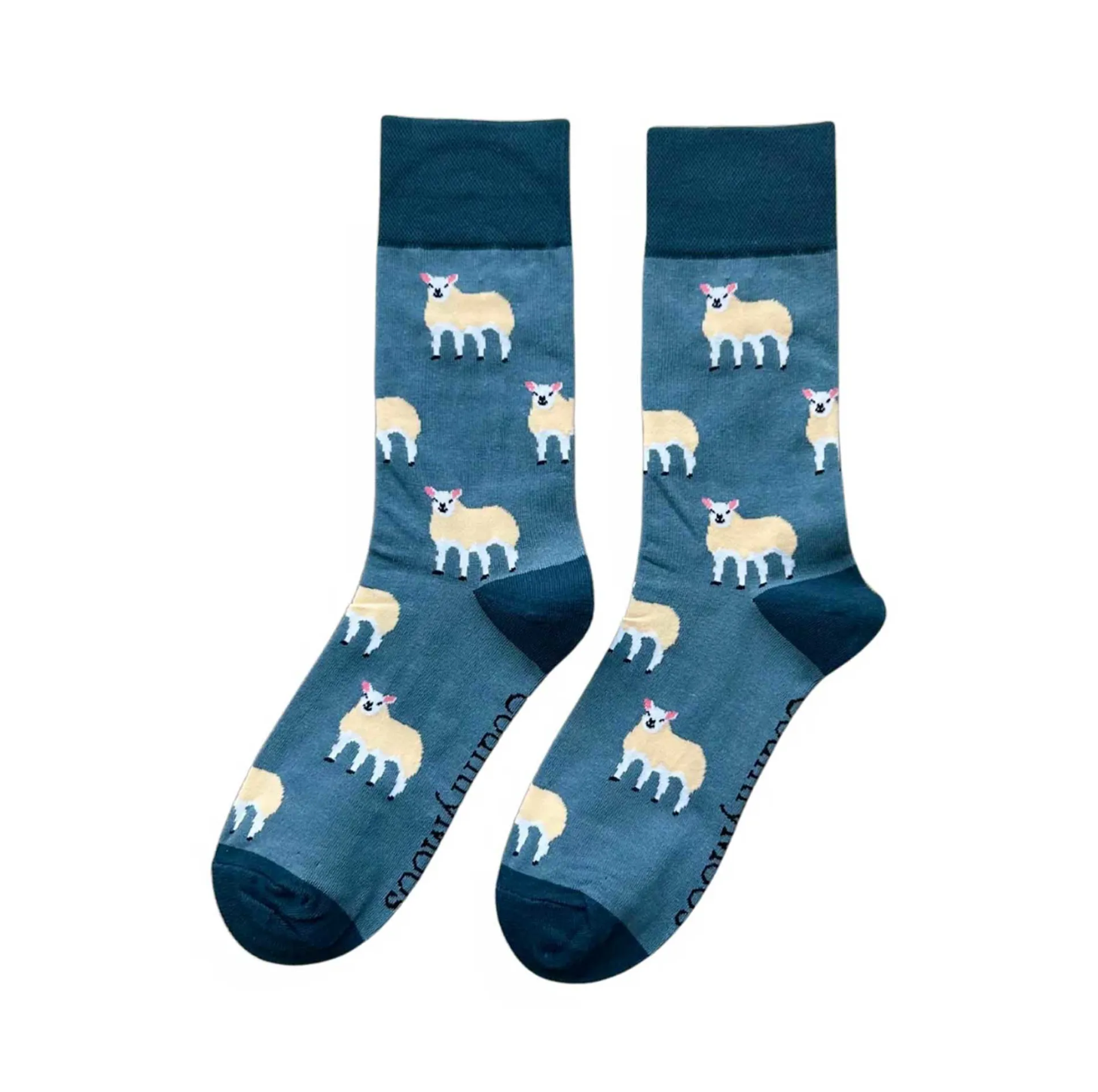 Texel Sheep Crew Socks - CountryMoos Sheep Socks